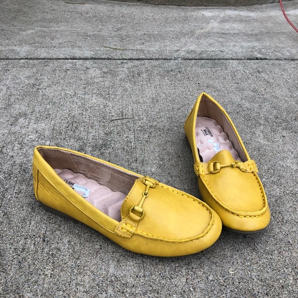 Cushion walk | Shoes | Nwob Yellow Slip On Loafers | Poshmark